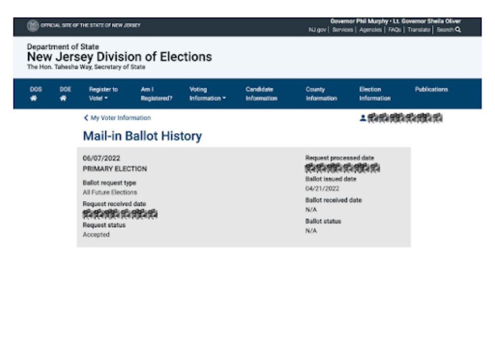 Vote By Mail Applications | NJDACC | New Jersey